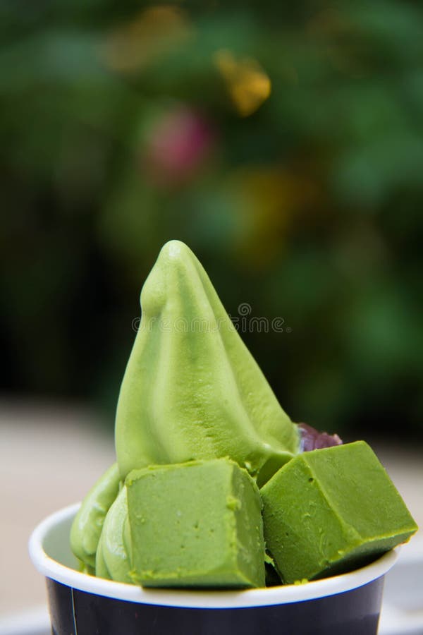 Gelato di Matcha fotografia stock. Immagine di crema - 44746312