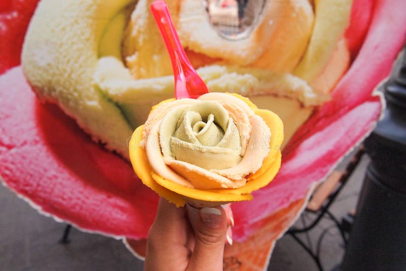 Gelato Rosa, Budapest,Hungary Stock Image - Image of pattern, budapest ...