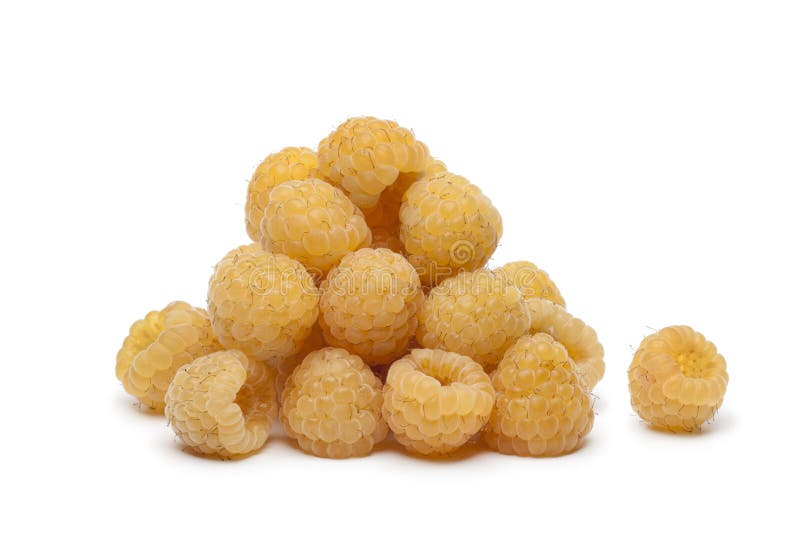 Gelbe Himbeeren stockfoto. Bild von nahrung, vitamin - 33261284