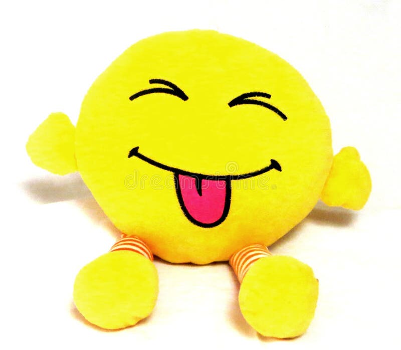 Lustiger Smiley Der Schnur Im Denim Handgemachte Ikone Emoji-Zeichens ...