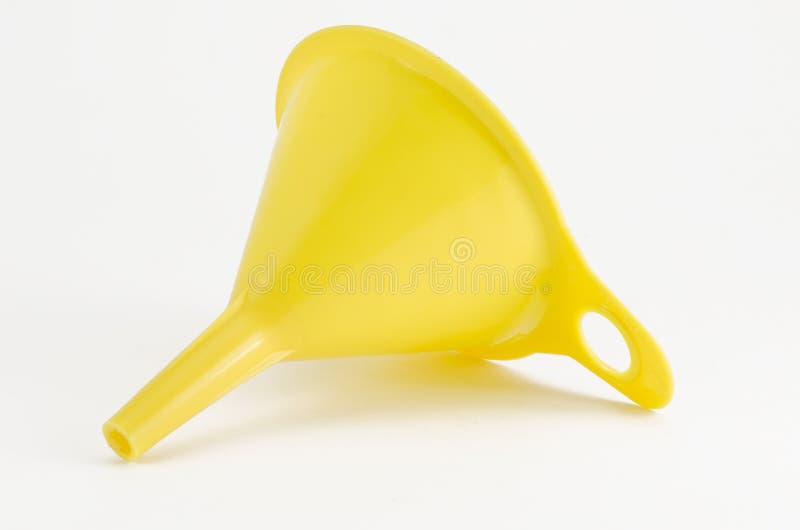 Gelber Trichter stockfoto. Bild von rohr, weit, farbe - 40522344