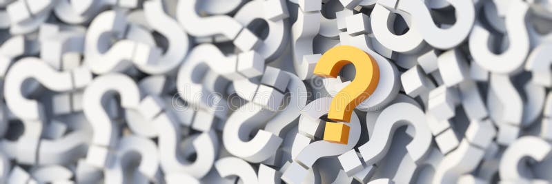 Gelbes Fragezeichen stock abbildung. Illustration von graphik - 117967343