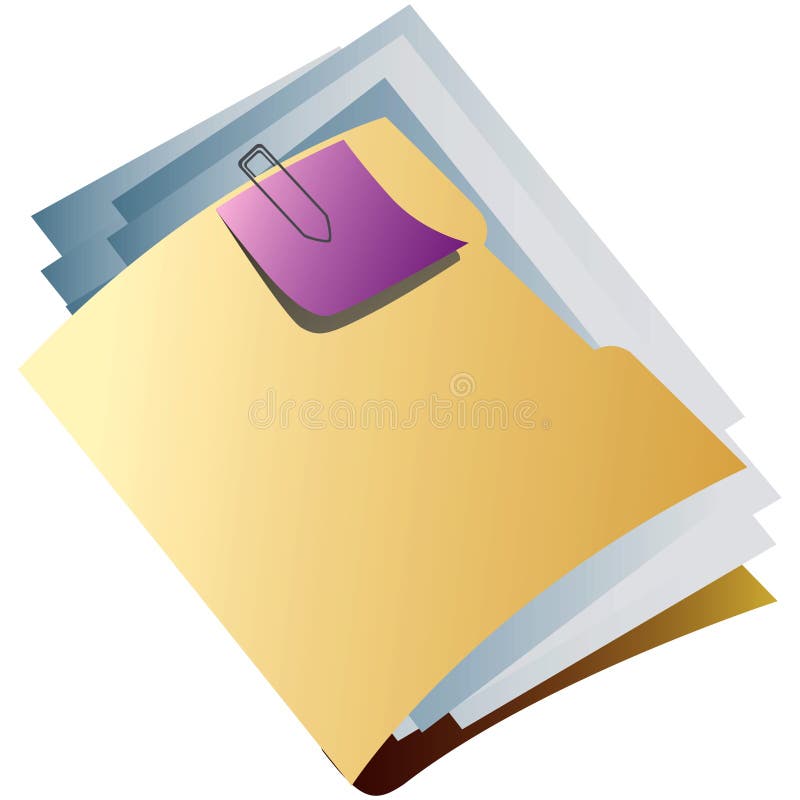 Gelbes Heft vektor abbildung. Illustration von anmerkung - 829248