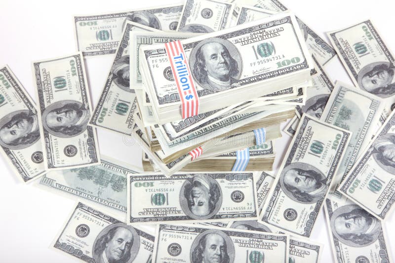 Geld, 100 Dollar stockfoto. Bild von handel, darlehen - 21455068