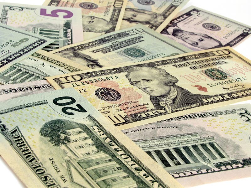 Geld stockbild. Bild von erfolg, banknote, bargeld, getrennt - 11007941