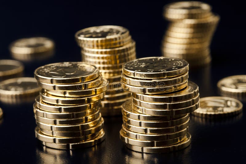 Geldstapel stockfoto. Bild von nahaufnahme, hintergrund - 23267492