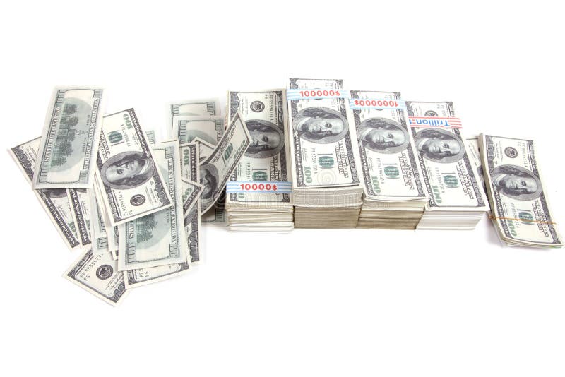 Geld, Rijkdom stock afbeelding. Image of bankbiljet, munt - 21455953