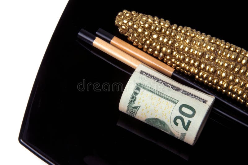 Geld und Gold stockfoto. Bild von zinsen, lehm, bargeld - 28760282