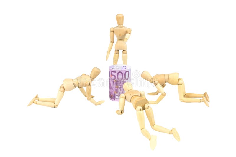 Geld verehren 4 stockbild. Bild von abbildungen, karriere - 33616831