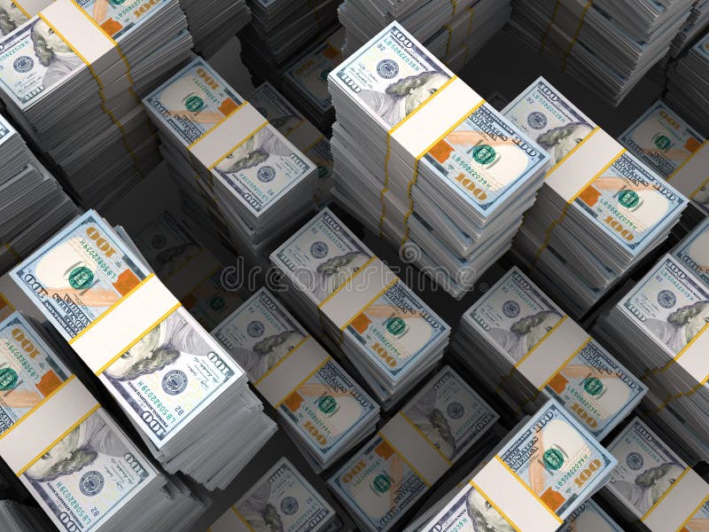 Geldhaufen stock abbildung. Illustration von rechnung - 14814529