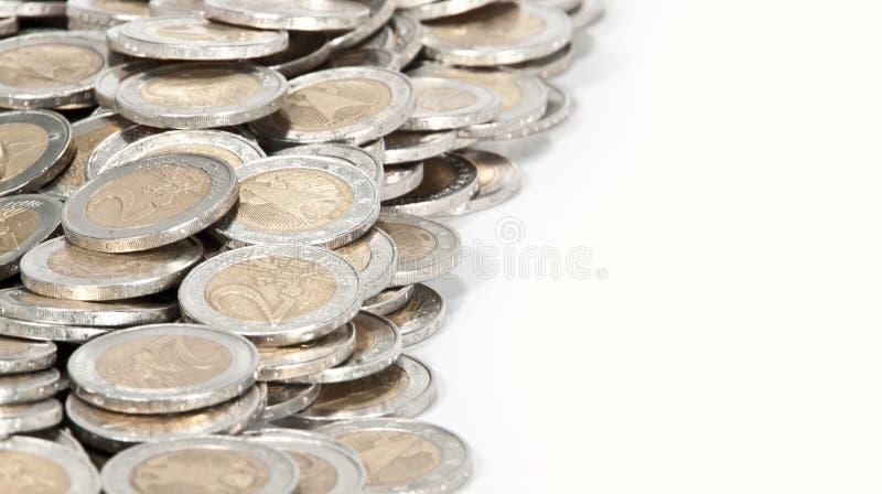 Geldhaufen stockfoto. Bild von haufen, bargeld, cent - 20263238
