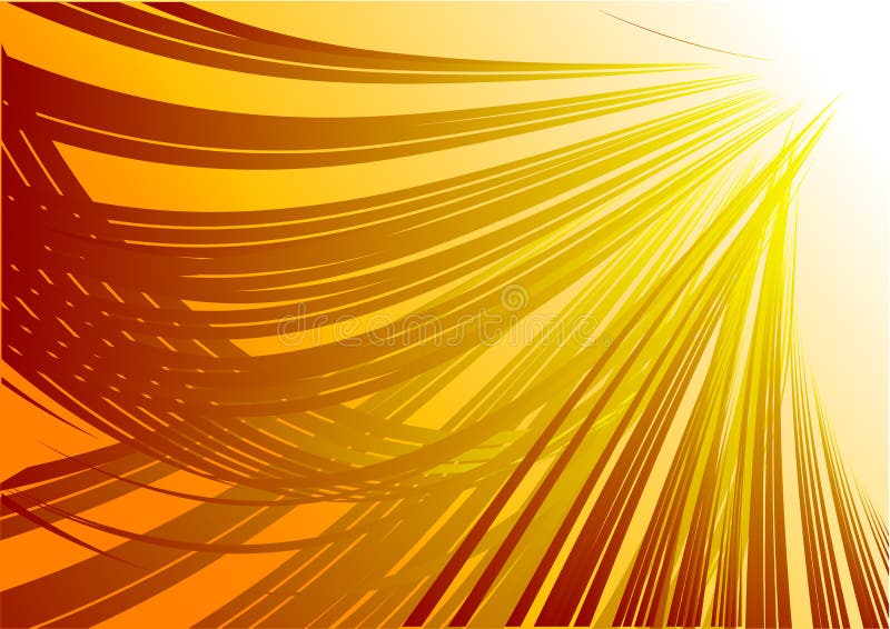 Helder-gele Abstracte Vector Als Achtergrond Vector Illustratie ...