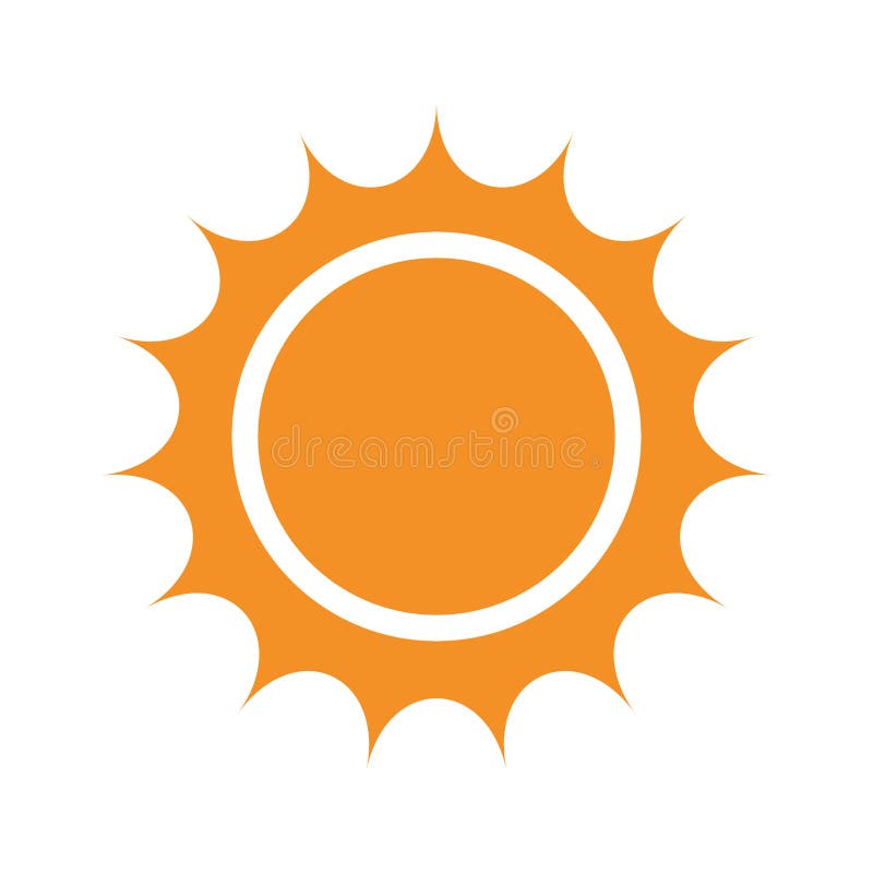 Gele Abstracte Zon, Grafische Vector Vector Illustratie - Illustration ...