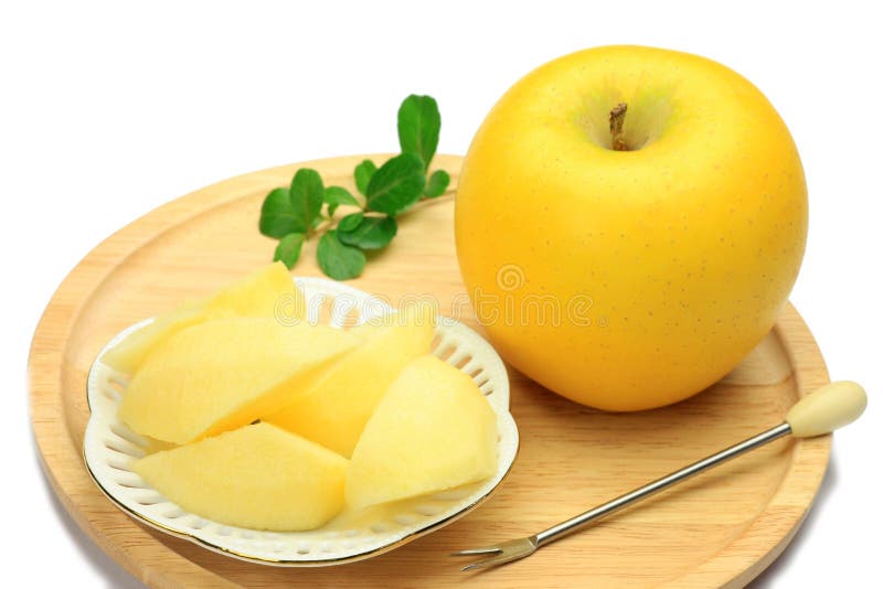 Gele appel stock foto. Image of appel, dieet, voedsel - 22613664