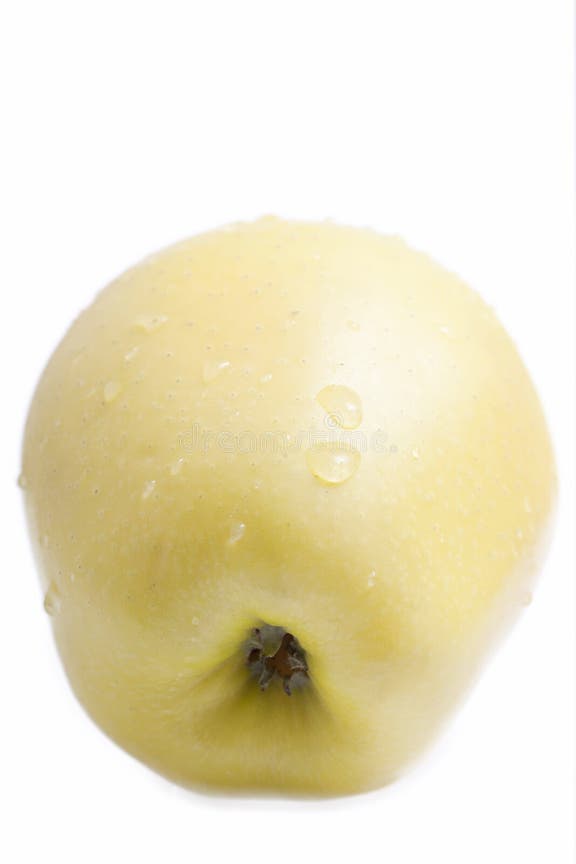 Gele appel. stock foto. Image of voorwerp, water, snack - 22907420