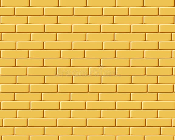 Gele Bakstenen, Achtergrondtextuur Stock Illustratie - Illustration of ...