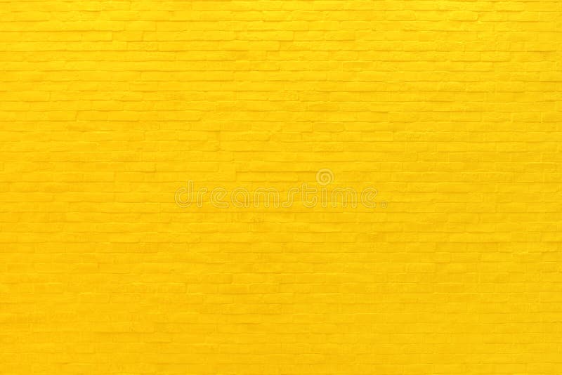 Gele bakstenen muur stock afbeelding. Image of baksteen - 22759237