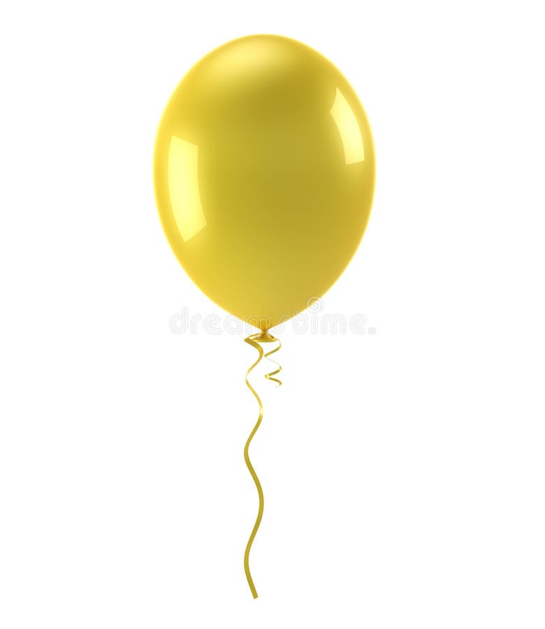 Gele Ballon Op Zwarte Veelhoekige Achtergrond Met Inschrijving F Vector ...