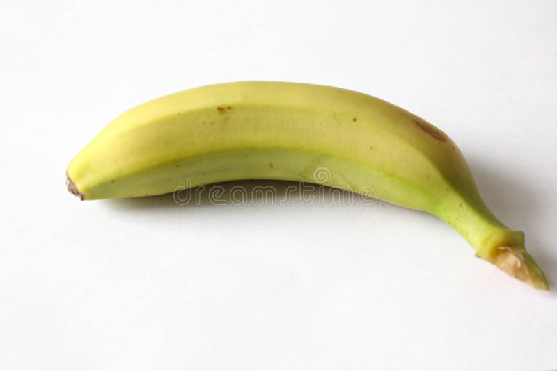 Gele banaan stock afbeelding. Image of één, kleur, macro - 138563051