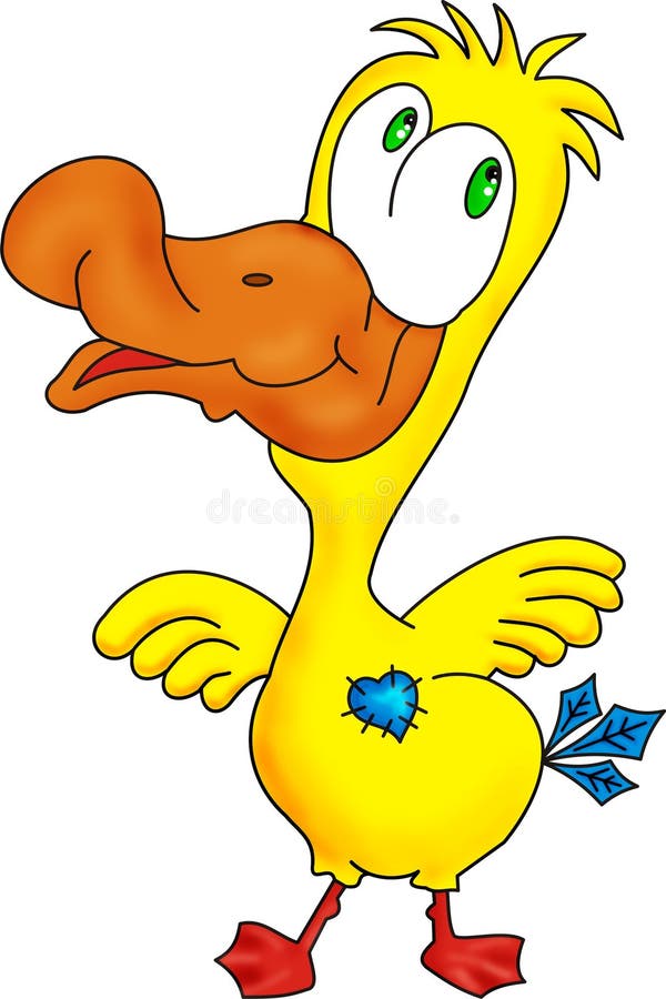 Eend vector illustratie. Illustration of dier, snorkel - 15012902