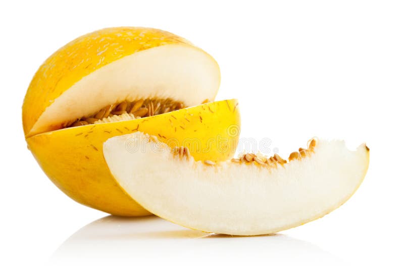 Gele meloen stock foto. Image of besnoeiing, stuk, water - 44316048