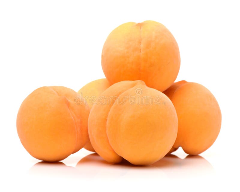 Rijp Perzikfruit Met Bladeren En Slises Stock Afbeelding - Image of ...