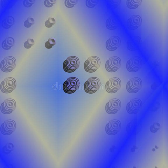 Gele ruiten en cirkels stock illustratie. Illustration of punt - 63178907