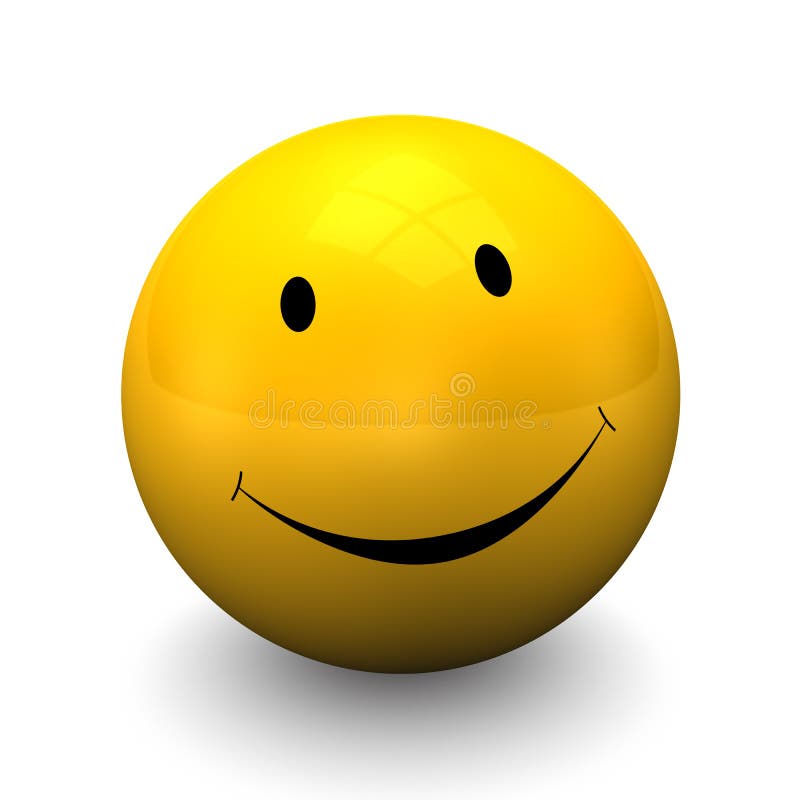 Gele Smiley stock illustratie. Illustration of smiley - 26947826