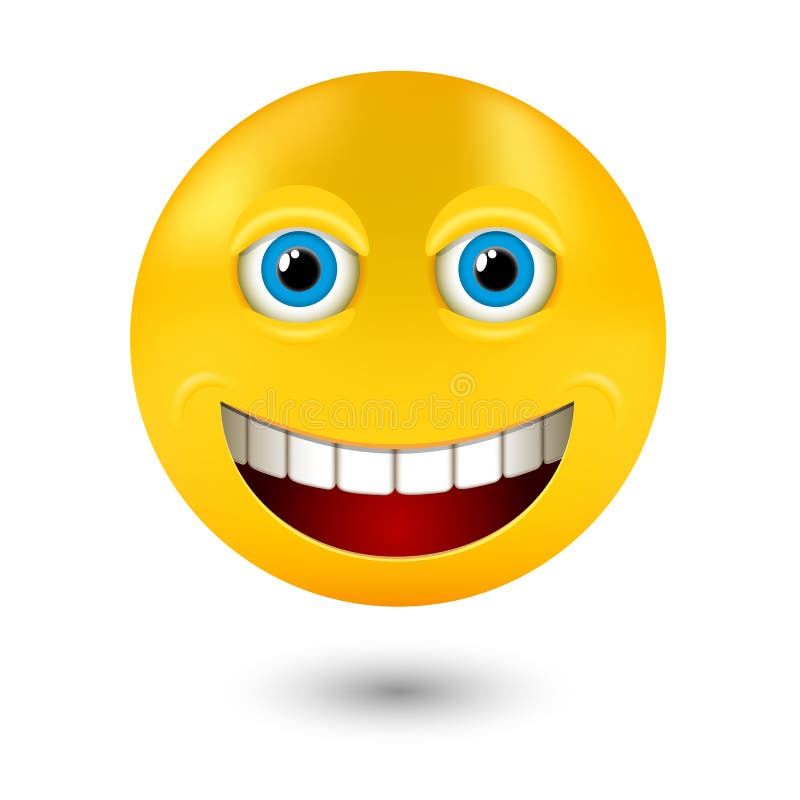 Gele Smiley Emoticons, Emoji, Vectorillustratie Vector Illustratie ...