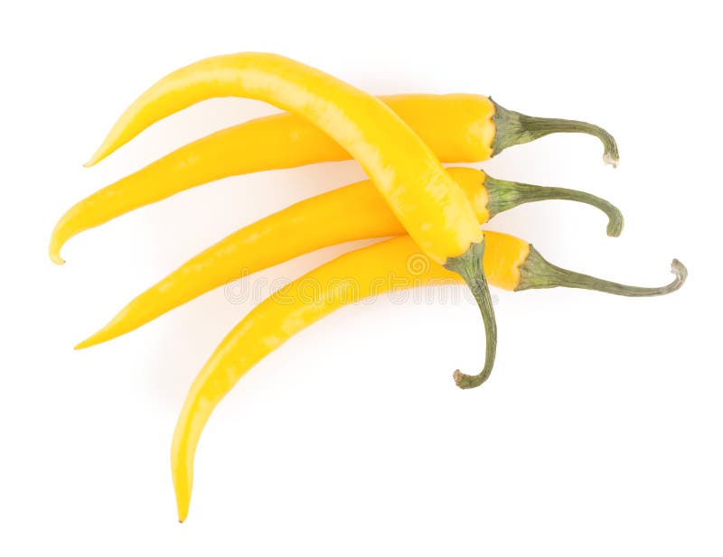 Rode En Gele Spaanse Peper Kleurrijke Mix Van De Sterkste En Heetste ...