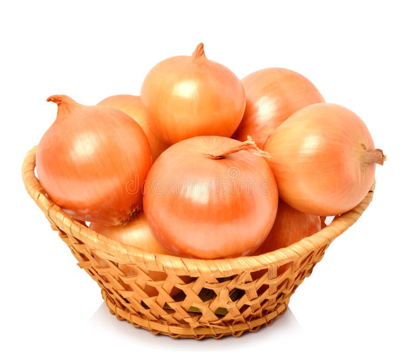 Gele ui in de mand stock afbeelding. Image of naughty - 41828229