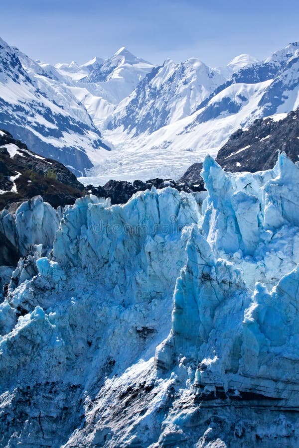 Geleira De Marjorie Do Louro De Geleira Imagem de Stock - Imagem de ...