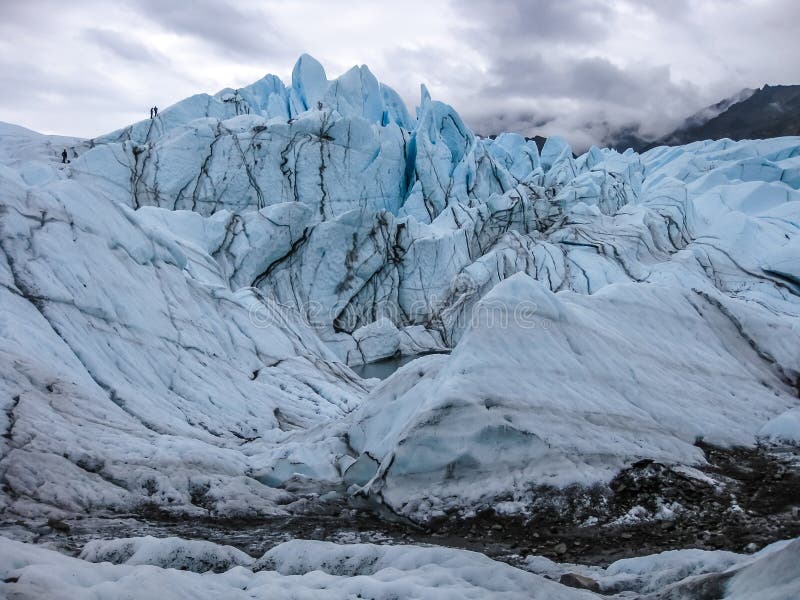 Geleira De Matanuska, Alaska Imagem de Stock - Imagem de paisagem ...