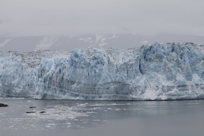 Geleira Do Hubbard De Alaska Foto de Stock - Imagem de clima, alasca ...
