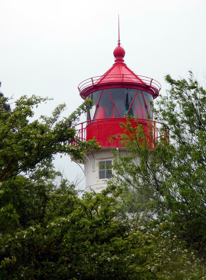 The Gellen Lighthouse on the Island of Hiddensee (Germany) Stock Photo ...