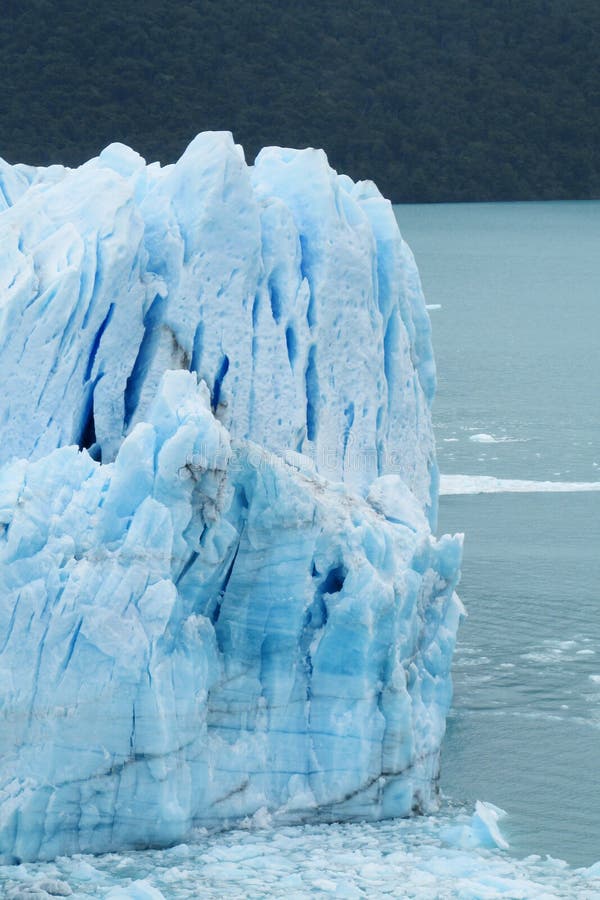Gelo Azul Perito Glaciar Moreno No Patagonia Imagem de Stock - Imagem ...