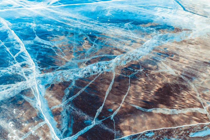 Gelo Azul Profundo Transparente Foto de Stock - Imagem de global ...