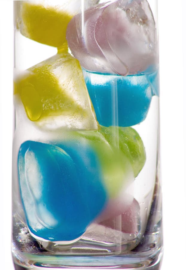 Gelo colorido foto de stock. Imagem de vermelho, amarelo - 4739476