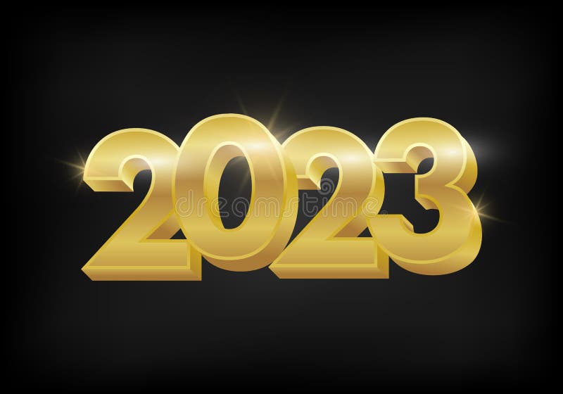 Gelukkig Nieuwe Gouden Vetgedrukte Tekst Van 2023 Met Glans ... Gelukkig Nieuwe Gouden Vetgedrukte Tekst Van 2023 Met Glans ...