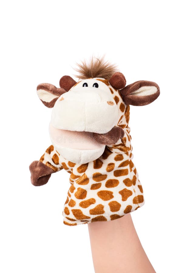 Vrolijke handpop stock afbeelding. Image of kinderjaren - 23957629