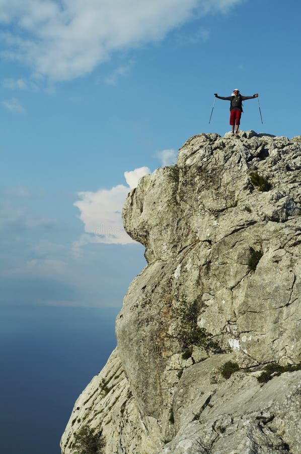Gelukkige stijging stock afbeelding. Image of oefeningen - 2730443