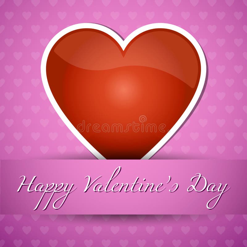 Gelukkige Valentines Dag vector illustratie. Illustration of ...