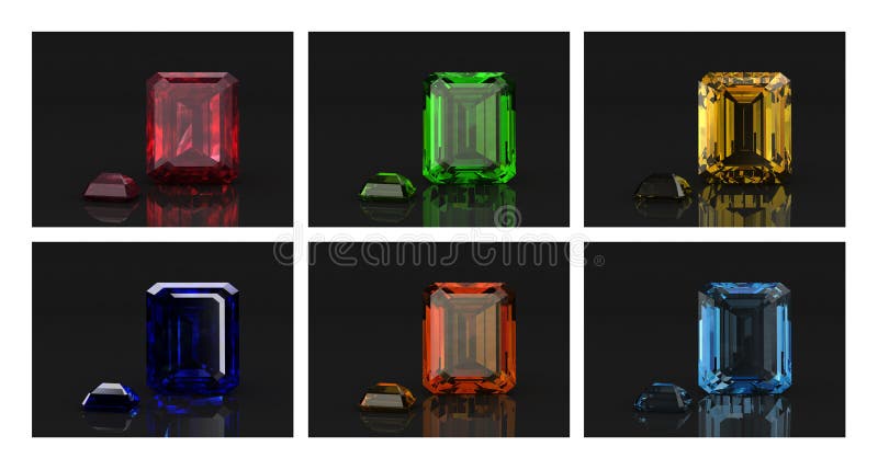 Gem collection stock illustration. Illustration of objects - 21428209