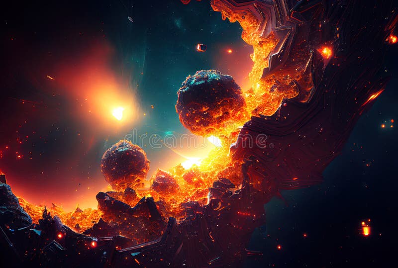 Gem of Extraterrestrial Origin in Space, Natural Resource from Another ...