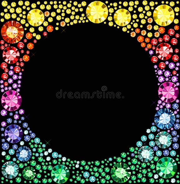 Gem Frame stock vector. Illustration of drop, icon, green - 36206762