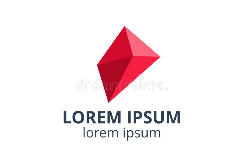 Gem logo stock vector. Illustration of graphic, gold - 177890624