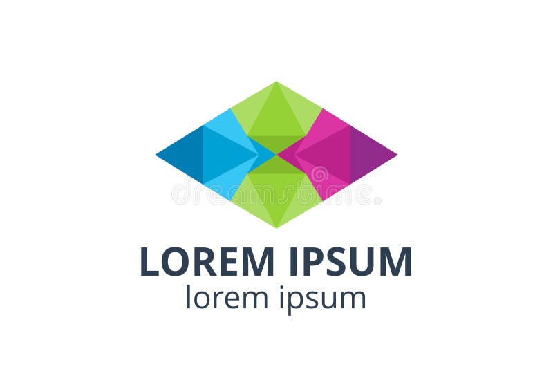 Gem logo stock vector. Illustration of gold, isolated - 178000609