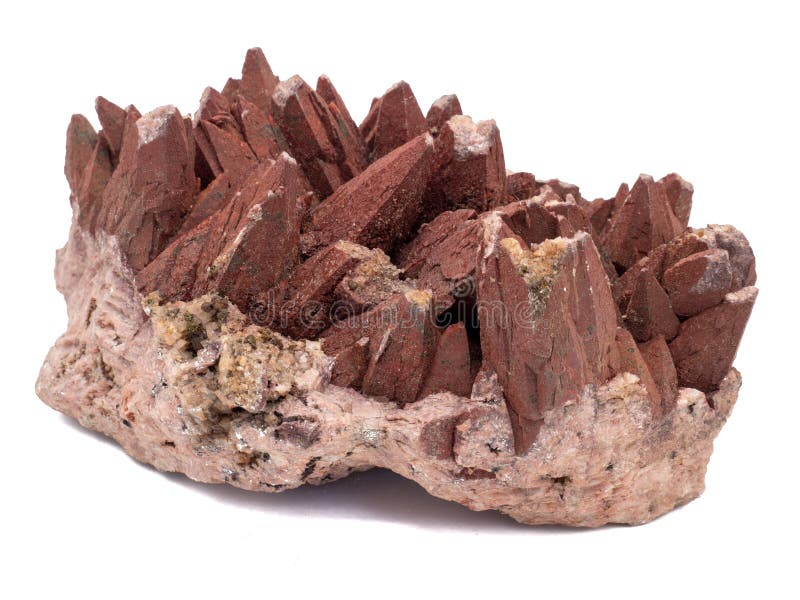 Gem Minerals Isolated on White Background Stock Photo - Image of ...