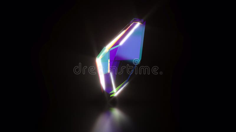 Gem is Spinning Realistic 3d Animation Intro 3d Stock Illustration ...