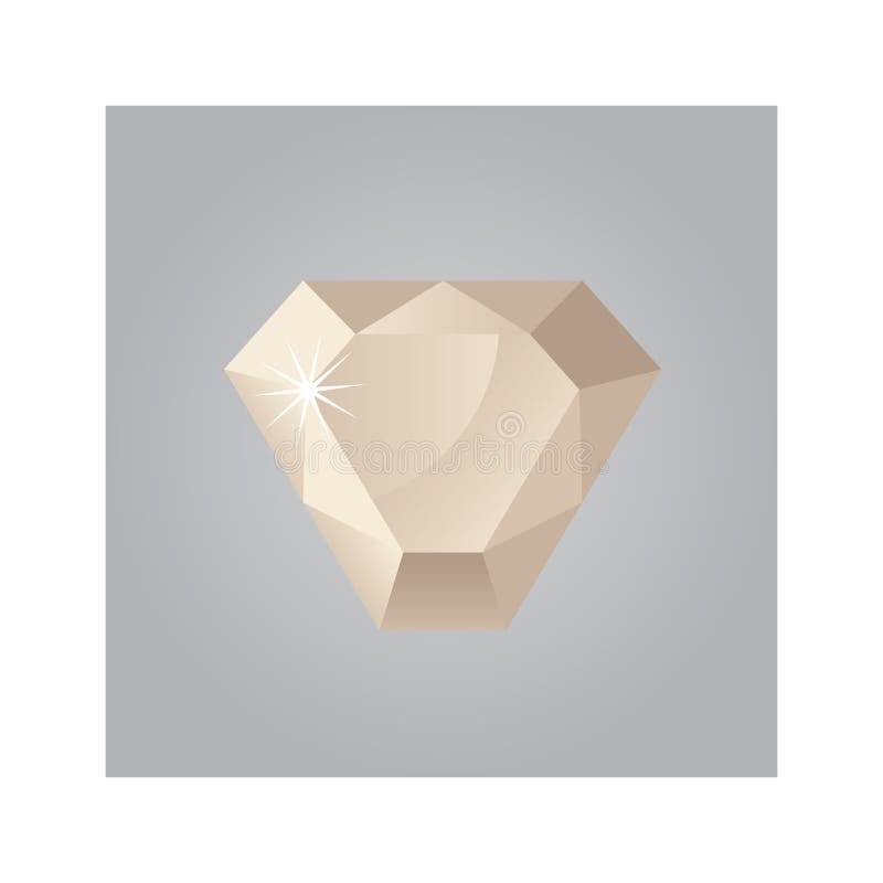 Gem Stone. Vector Illustration Decorative Design Stock Vector ...